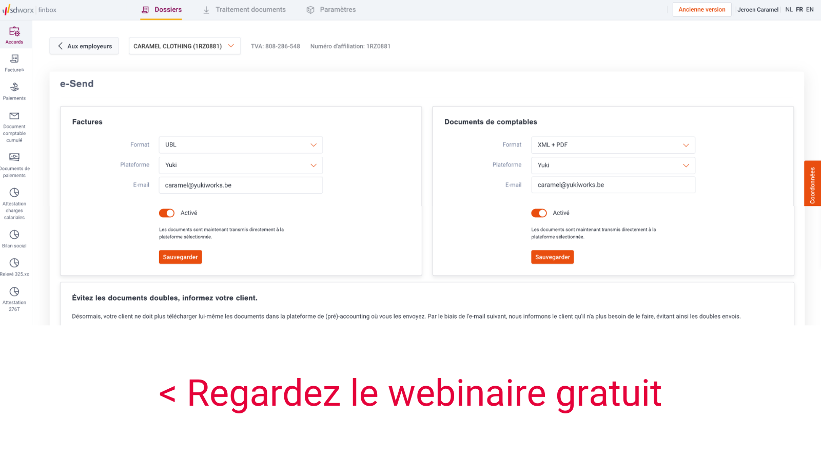 SD Worx Finbox : enregistrer les salaires rapidement et efficacement | SD Worx
